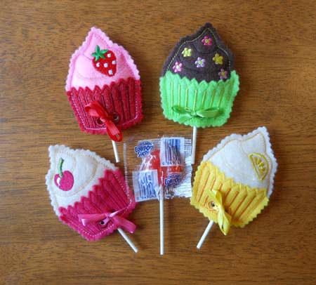 Baby Lollipop Holder ITH Set | Embroidery Machine Design