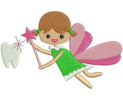 Tooth Fairy Embroidery Tooth Pillow |Unique Tooth Fairy Gift