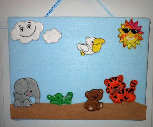 Felt Board Safari Design Set - Newfound Applique