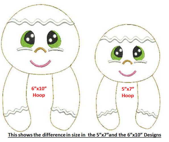 Gingerbread In A Blanket Embroidery Machine Design