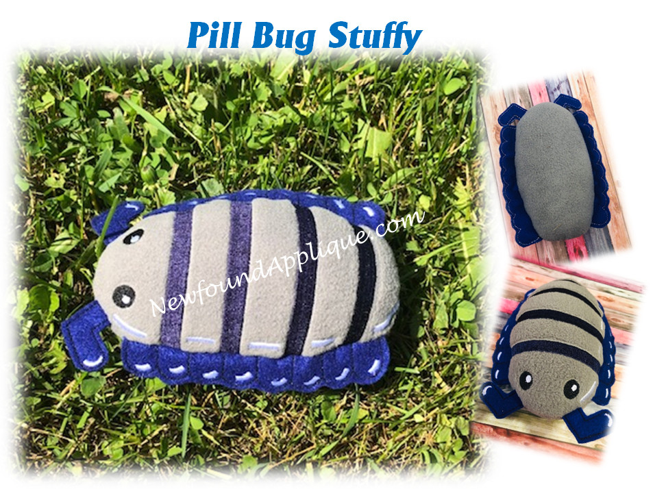Smiling Moon Stuffie Embroidery Machine Design Set