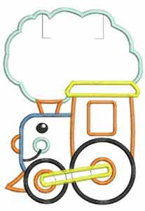 Train Door Sign Embroidery Design for Personalized Decor