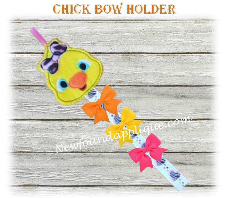 Easter Chick Pencil Holder & Card Embroidery Machine Design