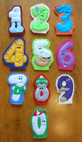 Finger Puppet Number ITH Project - Newfound Applique