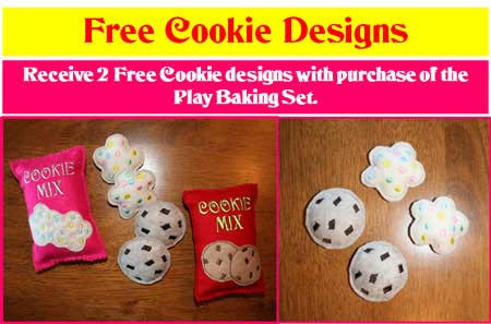 Felt Baking Food ITH Set - Newfound Applique