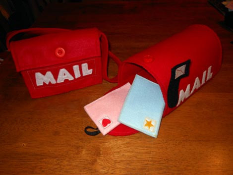 Felt Mail Play Set Design - Fun Interactive Craft for Kids