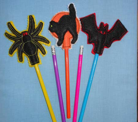 Bunny Pencil Topper Set Embroidery Machine Design