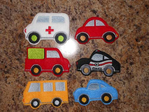 Felt Board Car Applique Design Set - Newfound Applique