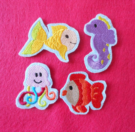 Fish Bowl Felt board Tote Set - Newfound Applique