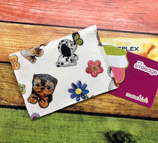 In The Hoop Blank Folded Card Holder Embroidery Machine Design ...