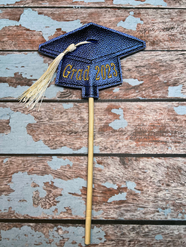 ITH Grad Cap Craft Pick Embroidery Machine Design - Newfound Applique