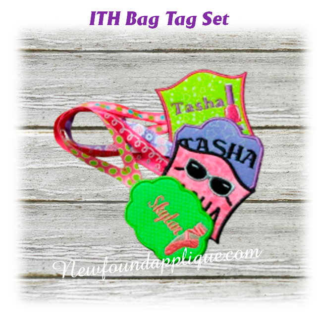 Bag Tag Sports In the Hoop Design Set - Newfound Applique
