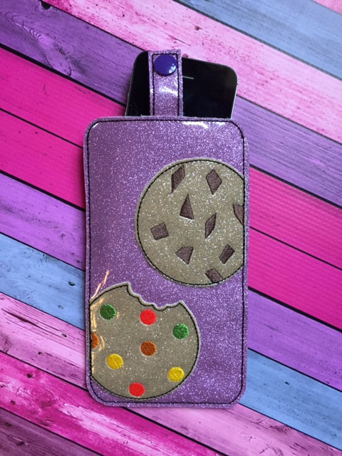 Donut Cell Phone Case embroidery machine design
