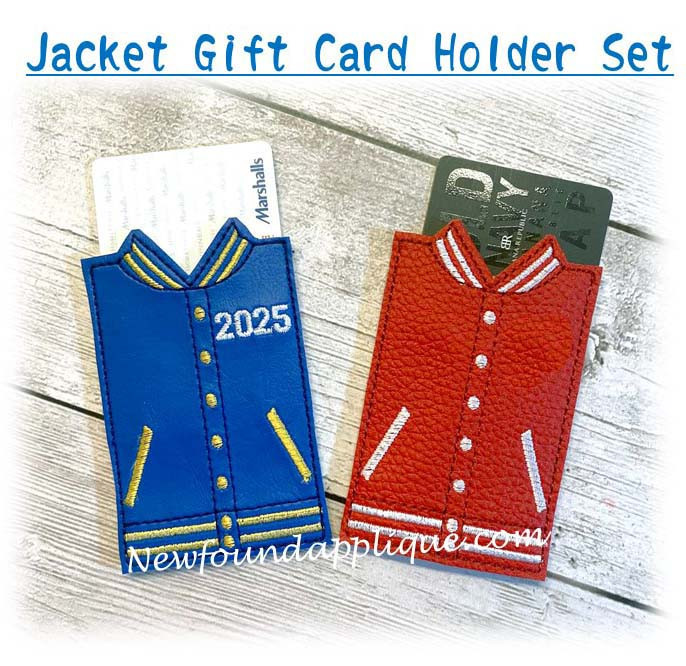 Jacket Card Snap Case Embroidery Machine Design