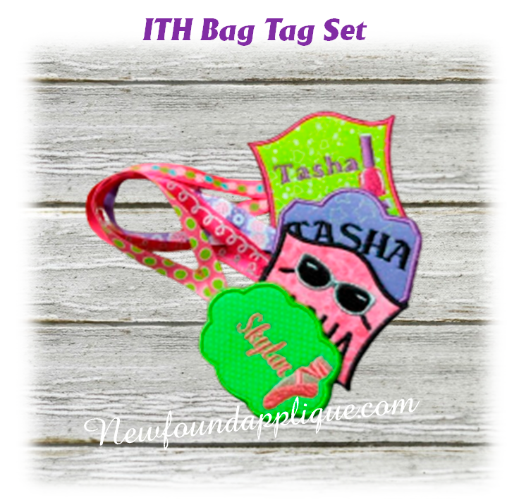 Blank Bag Tag Design |Customizable Embroidery Machine Design