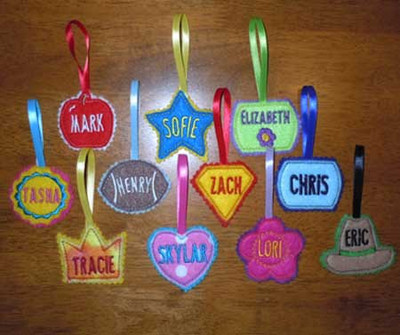 Lunch Box Name Tag Set - Newfound Applique