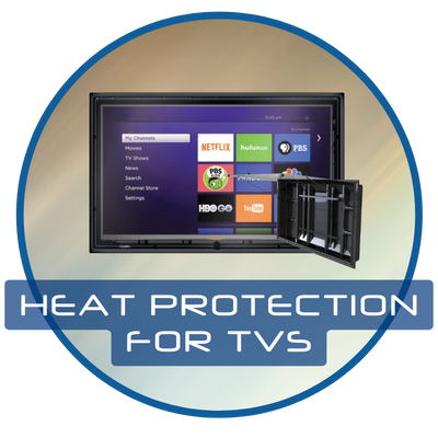 How to Protect a TV from Heat: Outdoor TV Cabinets (Featuring The TV ...