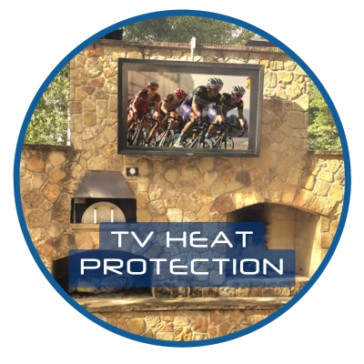 How to Protect a TV from Fireplace Heat & Correct Mounting - The TV Shield