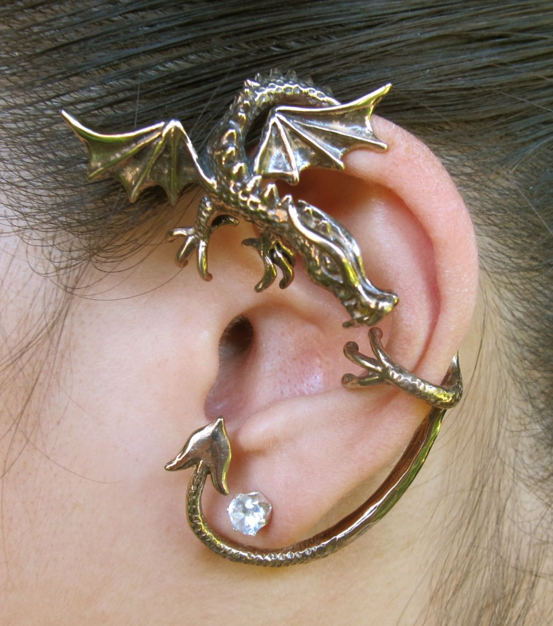 Guardian Dragon Ear Wrap - Bronze - Marty Magic Store