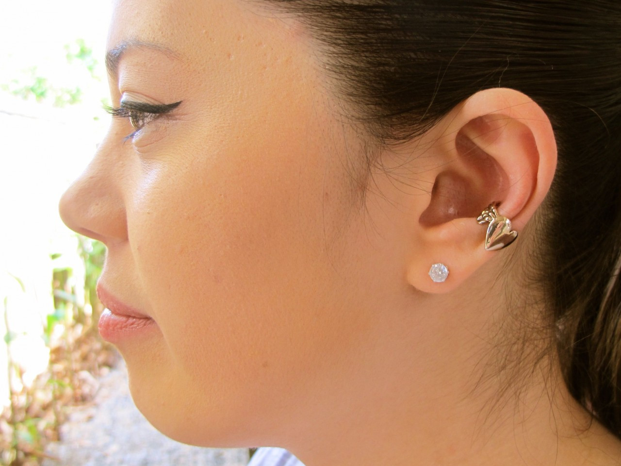 Angel Heart Ear Cuff - Bronze - Marty Magic Store