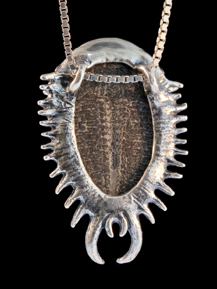 Colossal Spiked Trilobite with Gemstone Pendant - Silver - Marty Magic ...