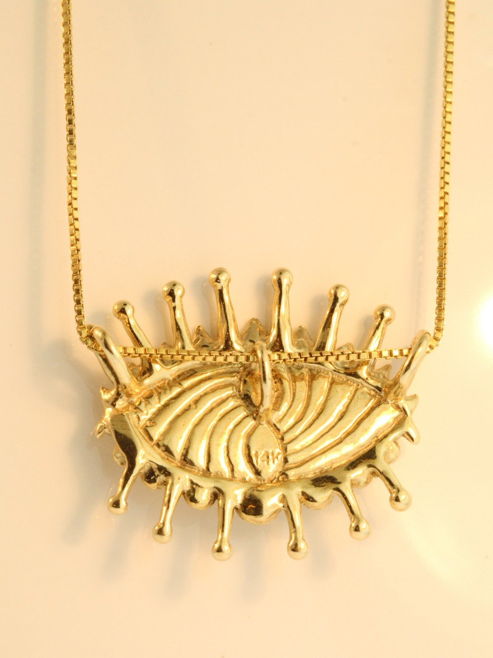 Evil Eye of Protection Pendant - 14K gold - Marty Magic Store