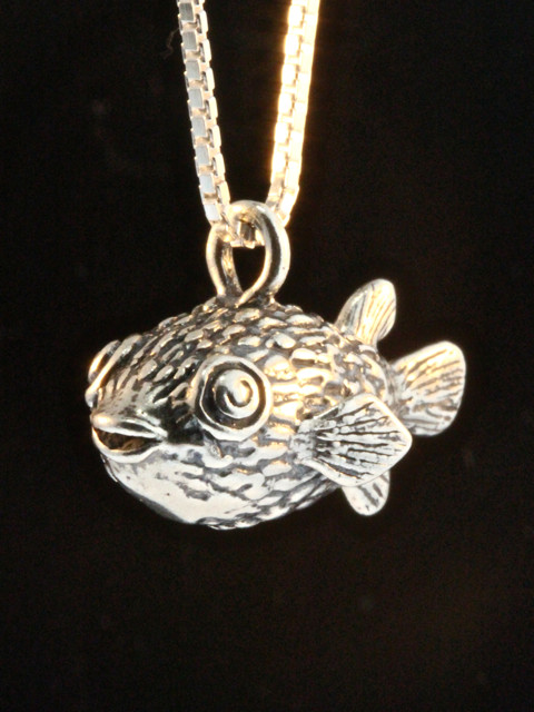 Sea Life - Puffer Fish Charm Jewelry