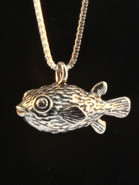 Sea Life - Puffer Fish Charm Jewelry