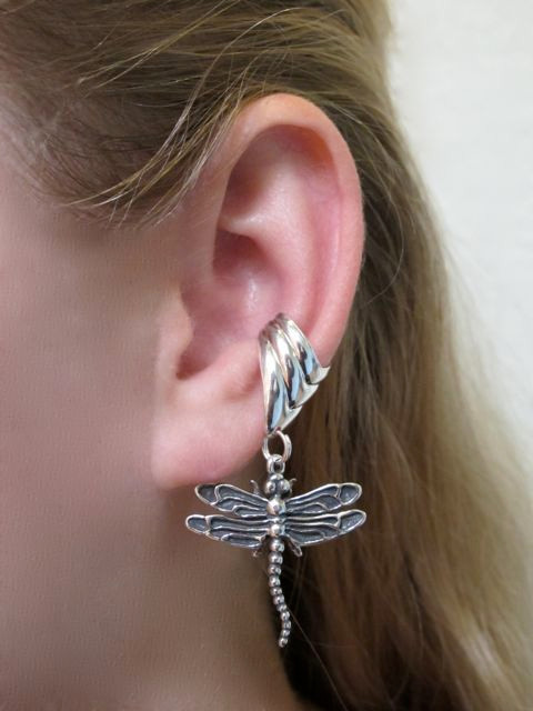 Orchid Ear Cuff Chevron Jewelry