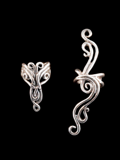 EAR CUFF SPECIAL Abstract Ear Cuff Combo Silver - Buy 2 Get 1 Ear Cuff ...