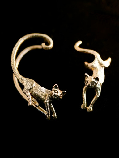 EAR CUFF SPECIAL Cat Ear Wrap and Cat Ear Cuff Combo - Bronze - Buy 2 ...