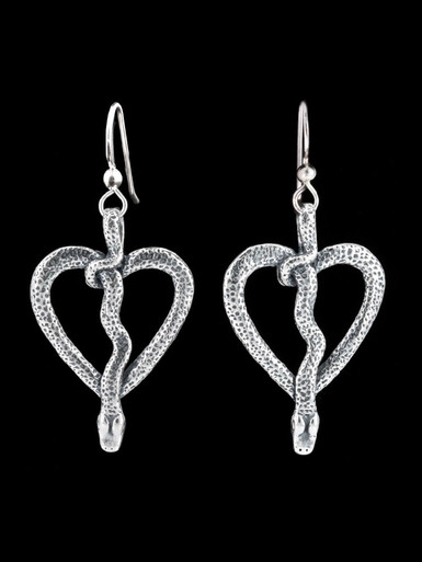 Love Python #9 Earrings - Silver - Marty Magic Store