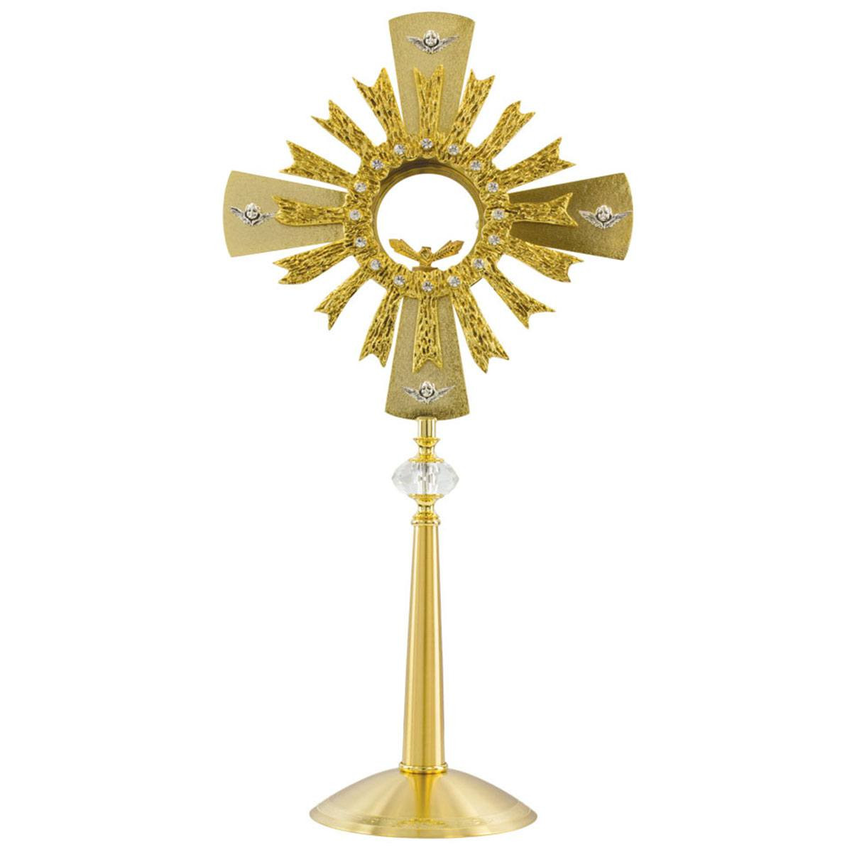Golden Sun and Cross Monstrance | St. Jude Shop