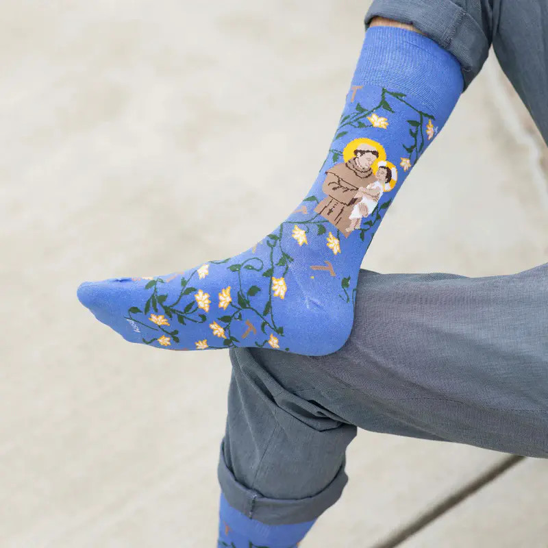 St. Anthony Socks, Available in Youth and Adult Sizes - St. Jude Shop, Inc.