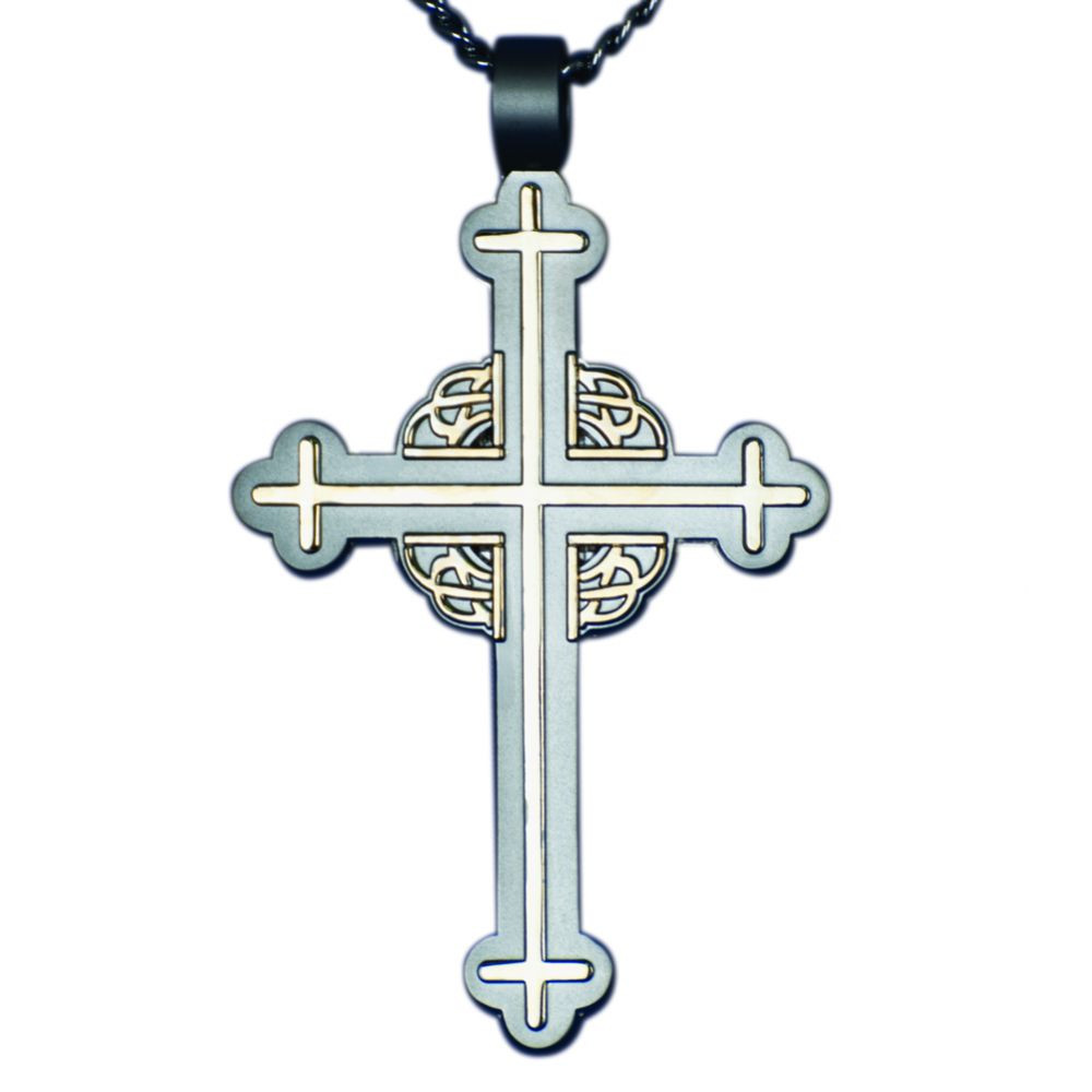 Silver Budded Pectoral Cross - Clergy Supply Store