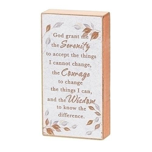 4" Serenity Prayer Blocks - St. Jude Shop, Inc.