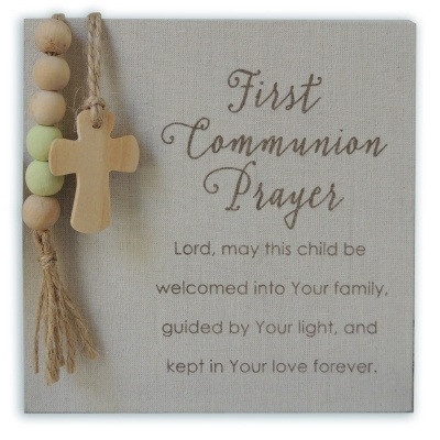 First Communion Prayer Plaque - St. Jude Shop, Inc.