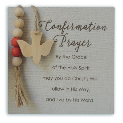 Confirmation Prayer Plaque - St. Jude Shop, Inc.