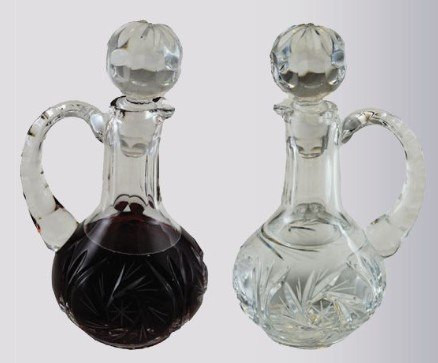 6 oz Crystal Cruet Set - St. Jude Shop, Inc.