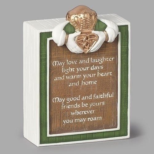 Irish Claddagh Tabletop Plaque - St. Jude Shop, Inc.