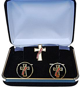 Deacon Cross Cuff Link Set - St. Jude Shop, Inc.
