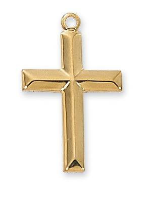 Beveled Edge Cross Pendant - St. Jude Shop, Inc.