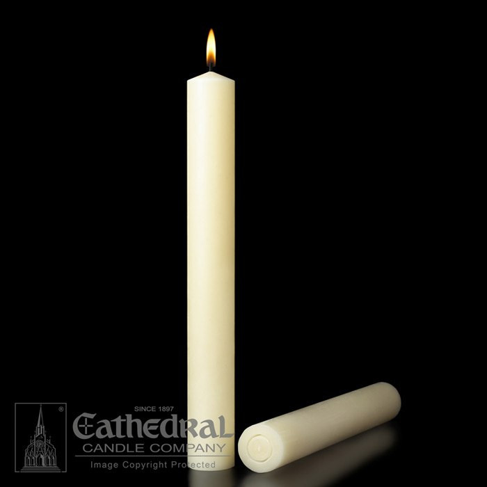 51% Beeswax Altar Candles - Small Diameter - St. Jude Shop, Inc.