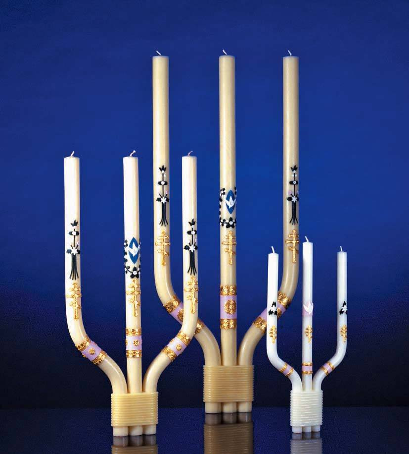 51% Beeswax Greek Triple Candles - St. Jude Shop, Inc.
