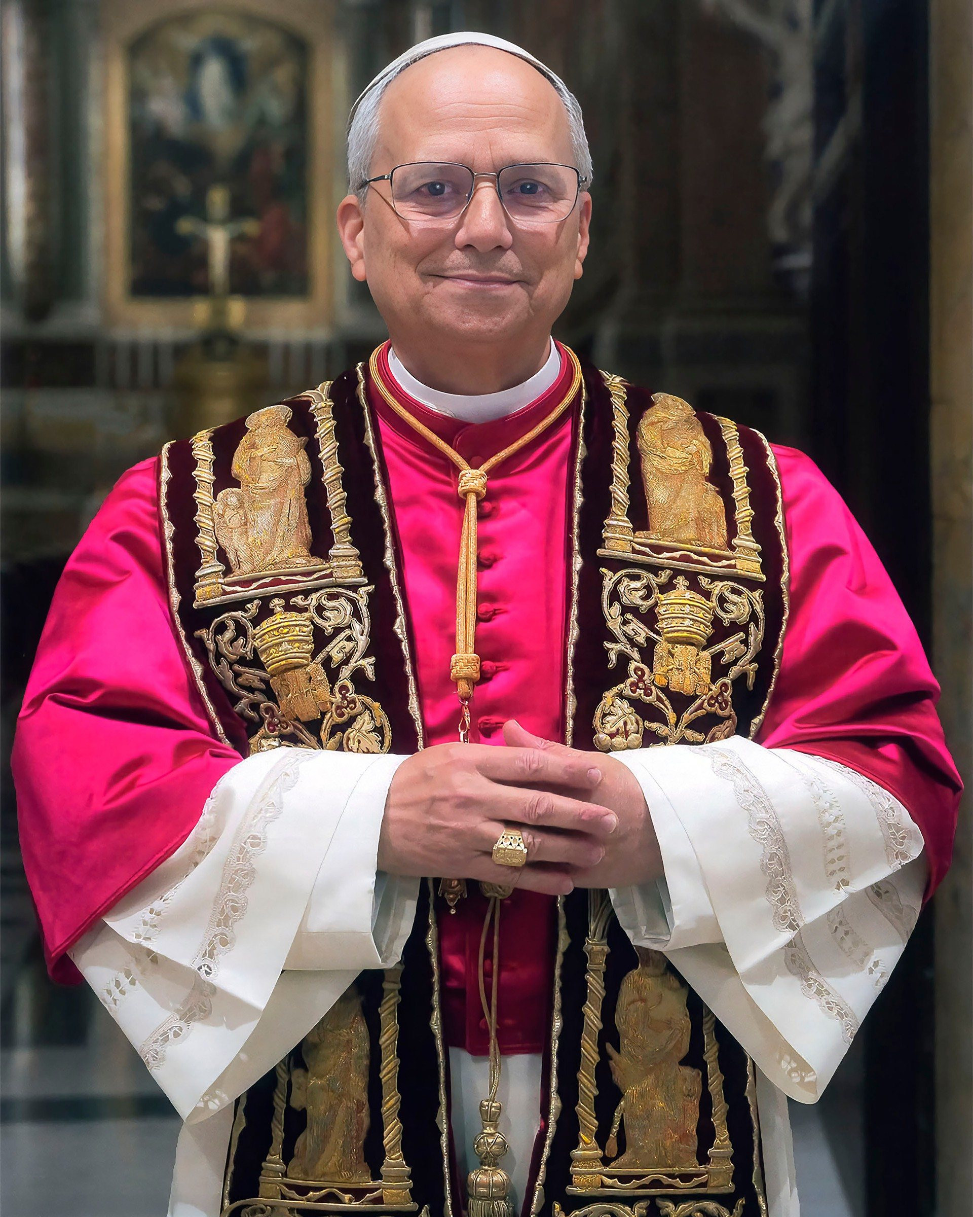 The Official Portrait from the Vatican of Pope Leo XIV - Print Only ...