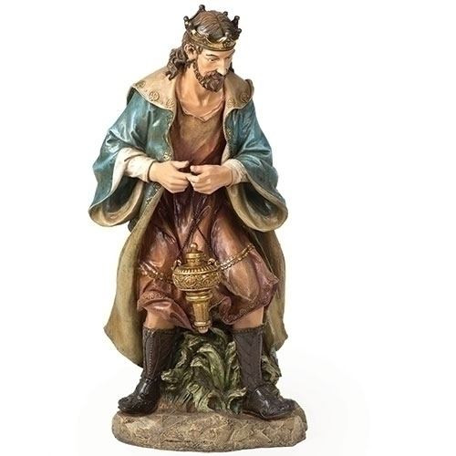 Three Kings Figure Set - Large 39" Colored Outdoor Nativity - St. Jude ...