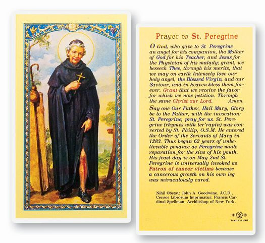 St. Peregrine Novena Prayer,Patron Saint of Cancer - St. Jude Shop, Inc.