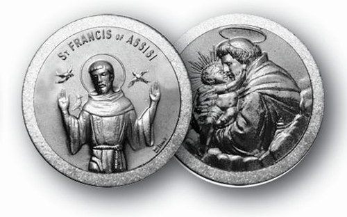 St Francis and St Anthony Pocket Token - St. Jude Shop, Inc.