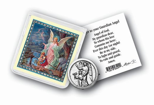 Guardian Angel Coin and Prayer Card in Pouch - St. Jude Shop, Inc.