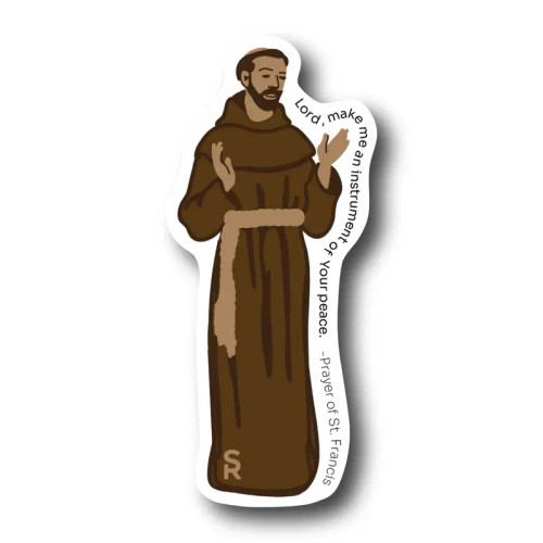 St. Francis of Assisi Sticker - St. Jude Shop, Inc.